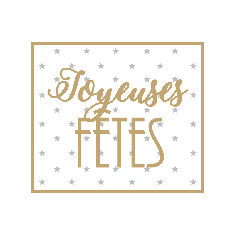 Etiquette cadeaux Joyeuses fêtes | Carton Service